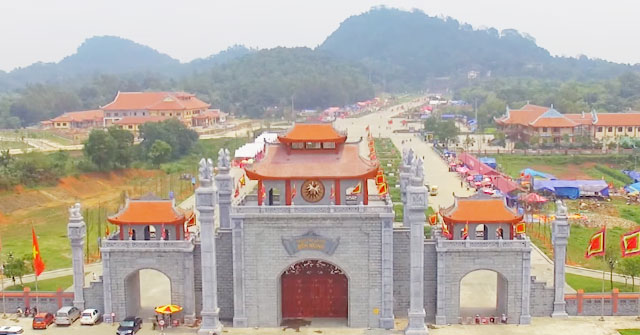 Vẻ đẹp Đền Hùng dưới góc máy Fly Cam